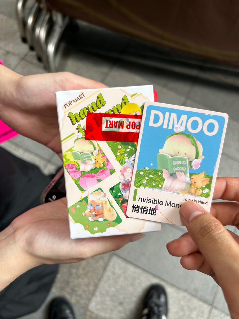 Popmart hand in hand dimoo, Hobbies & Toys, Toys & Games on Carousell