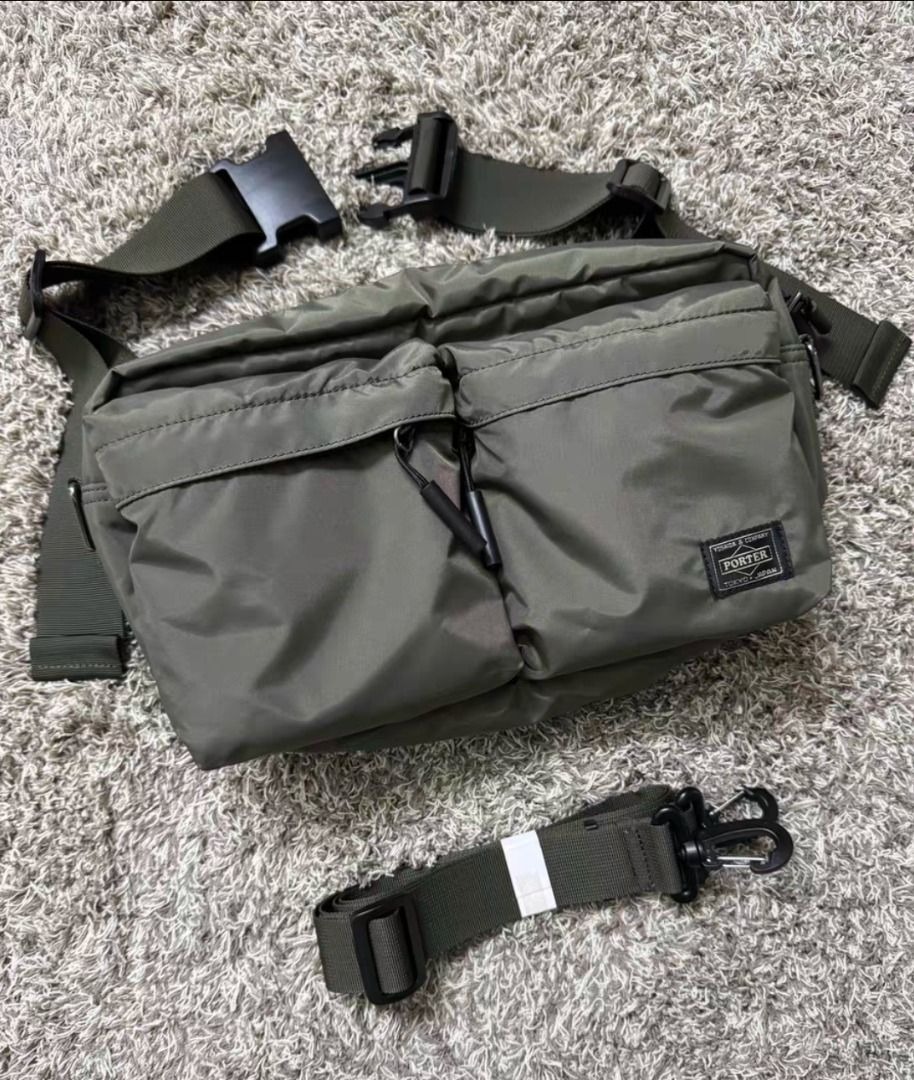 PORTER TANKER Japan Yoshida 2WAY military style commuter bag chest bag ...