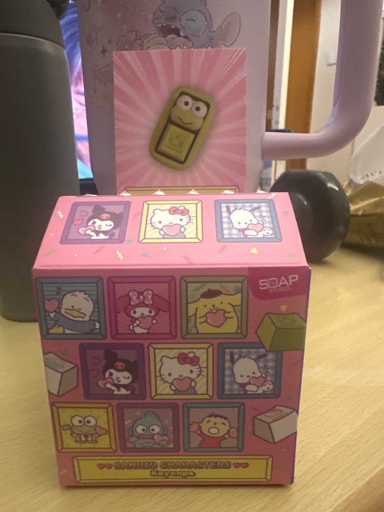 Sanrio Keroppi Keycap, 興趣及遊戲, 玩具 & 遊戲類 - Carousell