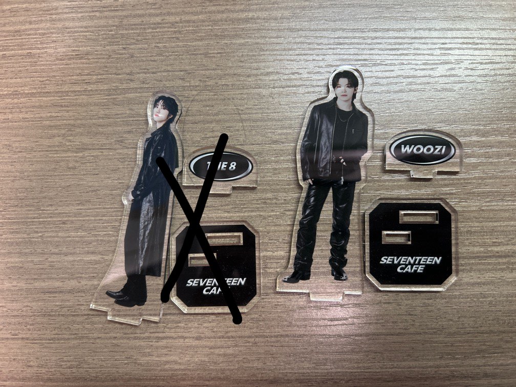 seventeen the8 woozi 立牌, 興趣及遊戲, 收藏品及紀念品, 韓流 - Carousell