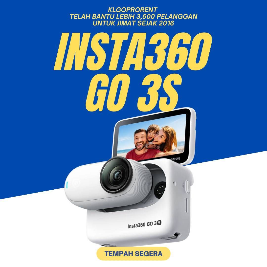 [SEWA] INSTA360 GO 3S KL/SELANGOR OGOS 2025, Photography, Cameras on ...