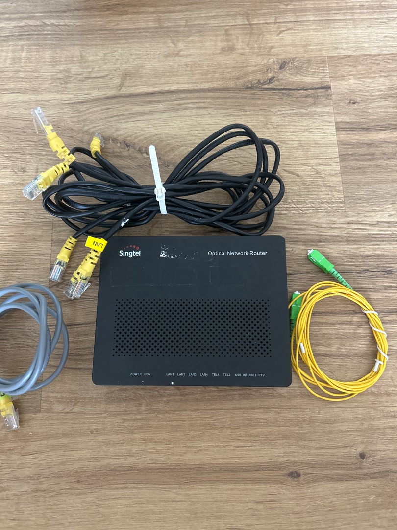 Singtel Optical Network Router EchoLife HG8244H, Computers & Tech ...