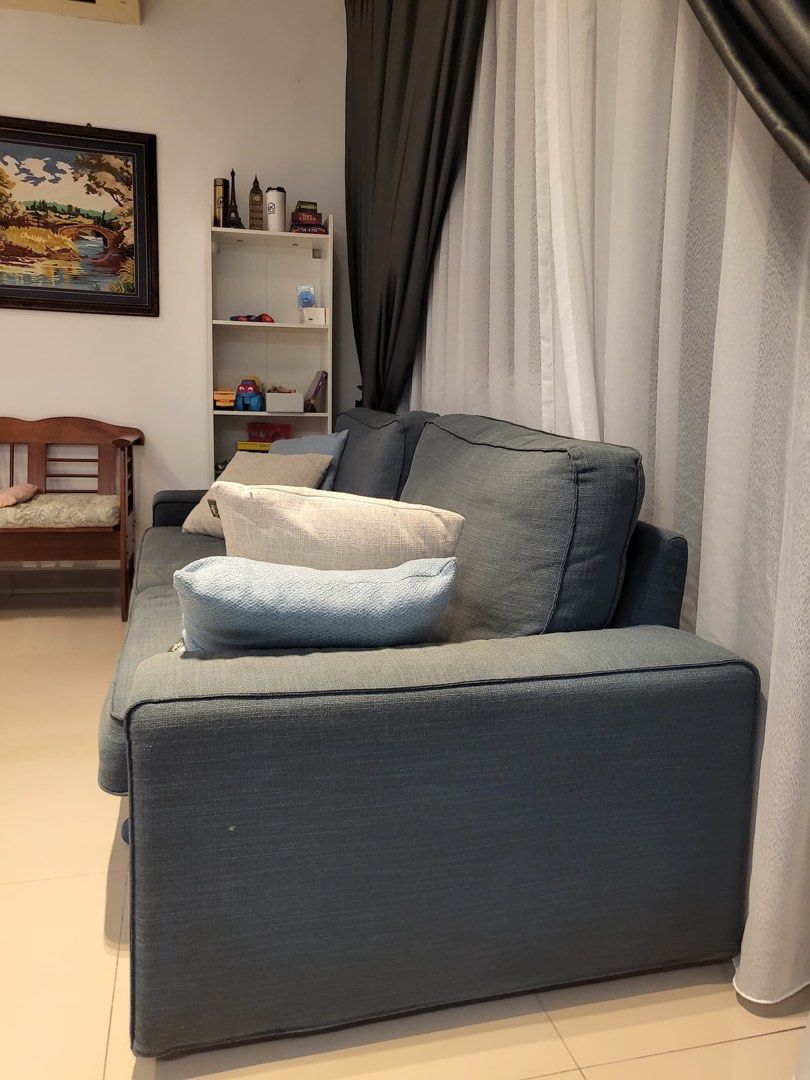 sofa Ikea KIVIK 3 Seater secondhand, Furniture & Home Living, Furniture ...