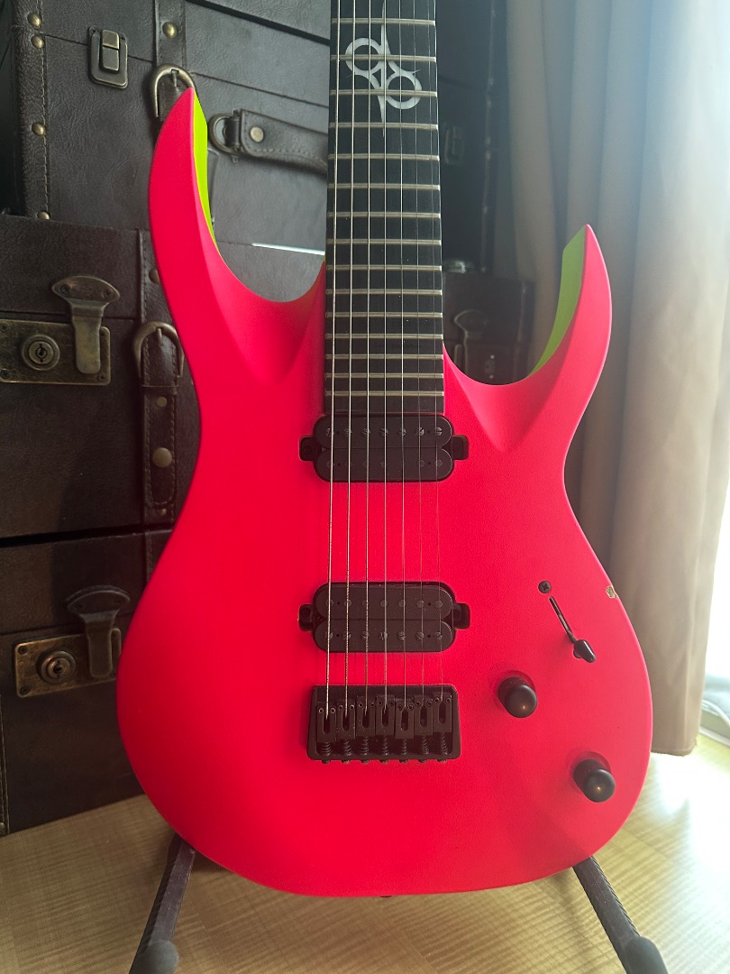 Solar Guitars 7 String Electric Guitar, Hobbies & Toys, Musical ...