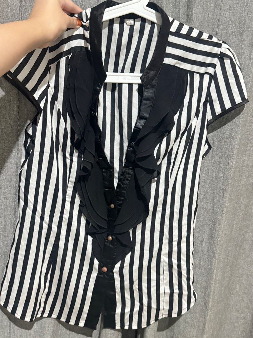 Ruffle Blouse Sabrina Top Sheer Cream Beige Vintage Fairycore Lace Coquette Y2K Gothic Victorian ...