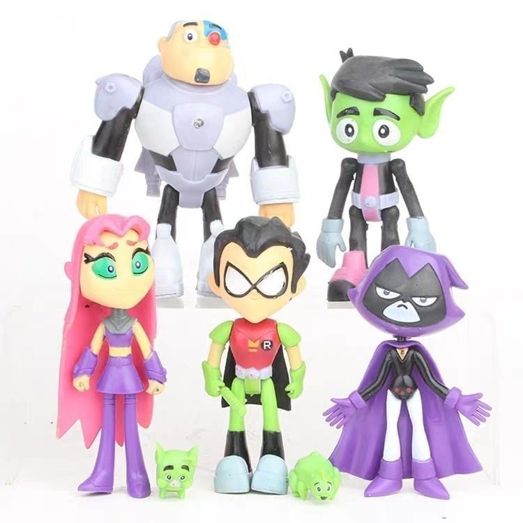 Teen Titans / Robin / Cyborg / Beast Boy / Raven / Starfire / Silkie ...