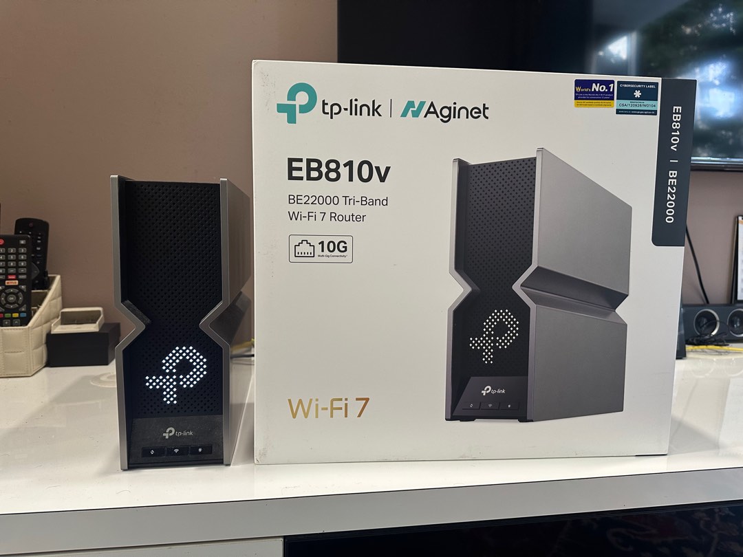 TP-Link EB810v Wi-Fi 7 Router & Starhub TV+ Pro, Computers & Tech ...