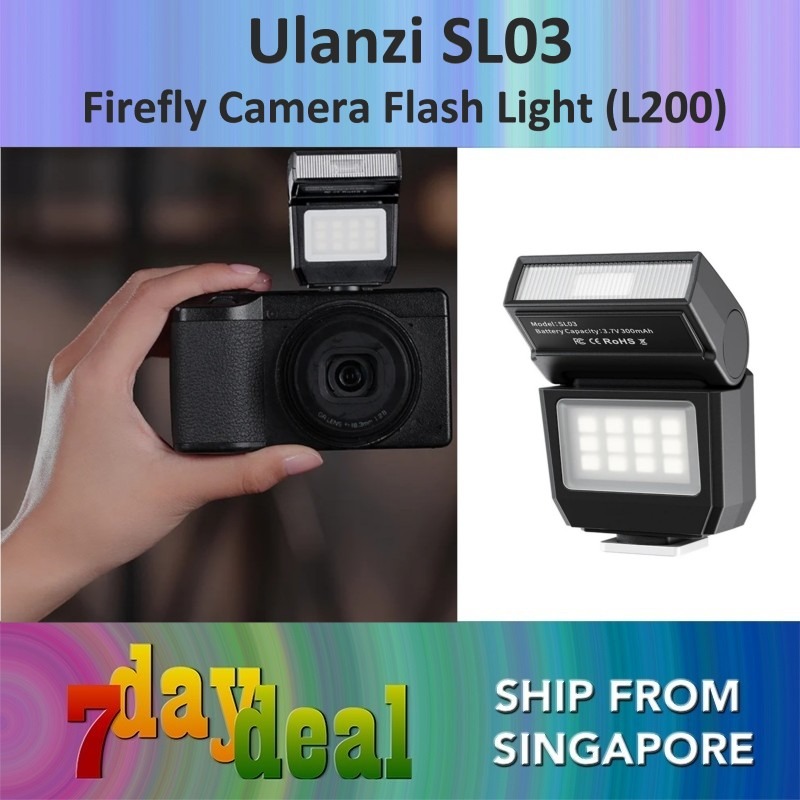 Ulanzi SL03 Firefly Camera Flash Light (L200), Photography, Photography Accessories, Flashes on ...