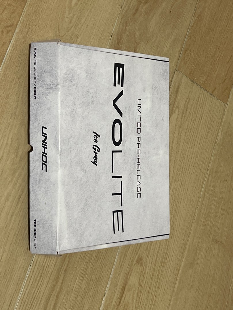 Unihoc Evolite Ice Grey Limited Pre-Release Blade (grip), Sports ...