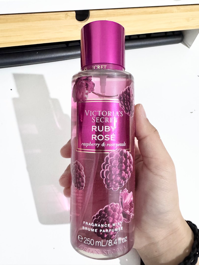 Victoria's Secret Ruby Rose Fragrance Mist, Beauty & Personal Care ...