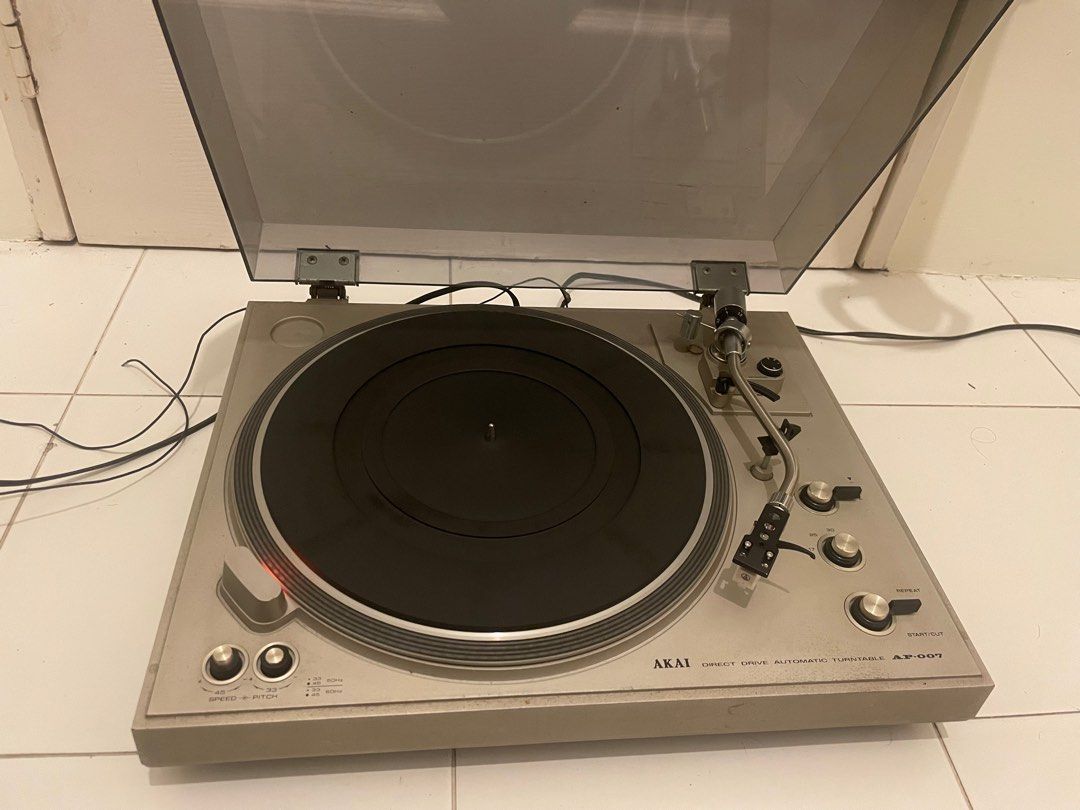 vintage direct drive Akai AP-007 Turntable PLUG AND PLAY!, Audio, Other ...