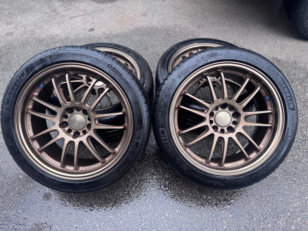 Volk Racing Rays RE30, Car Accessories, Tyres & Rims on Carousell