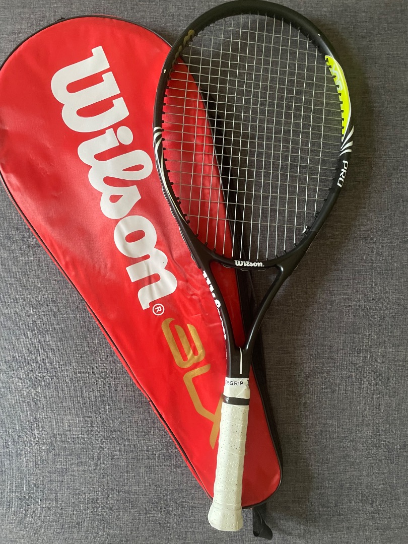 Wilson Beginner Tennis Racket 110sqm, Sports Equipment, Sports & Games ...