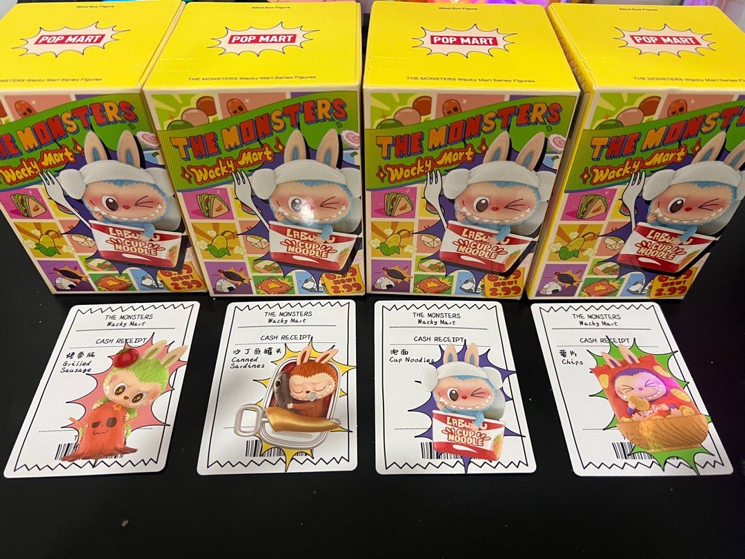 WTS Pop Mart The Monsters Wacky Mart Series Grilled Sausage |Canned ...