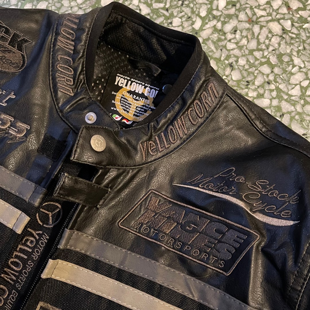 Yellow Corn Motorcycle Jacket Vance & Hinces Motorsports Sledge Hammer ...