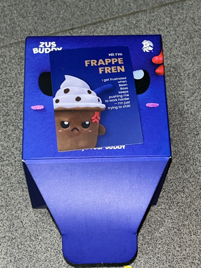 ZUS BUDDY ANGER PINKY BOO PORTA PAL FRAPPE FREN BUDDIES, Hobbies & Toys, Toys & Games on Carousell