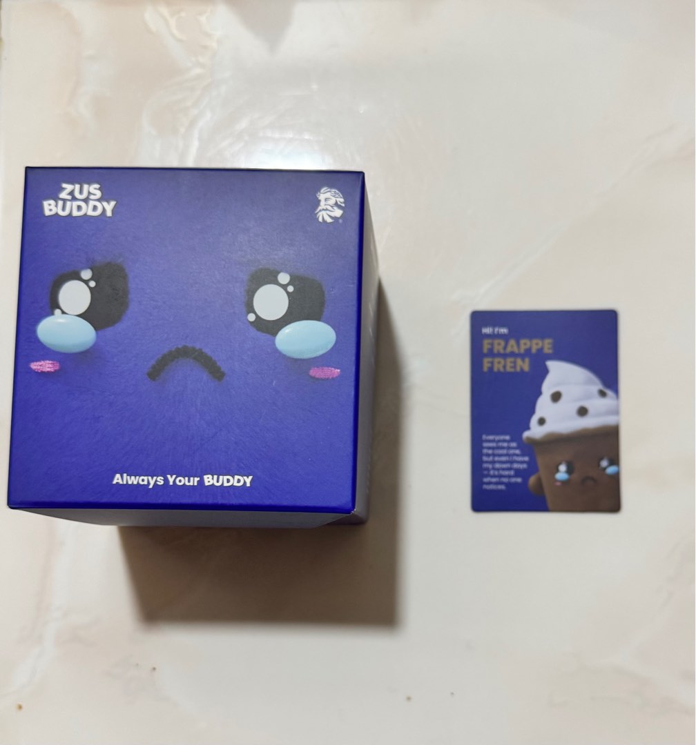 Zus Buddy Sad Frappe Fren Plushie, Hobbies & Toys, Toys & Games on ...
