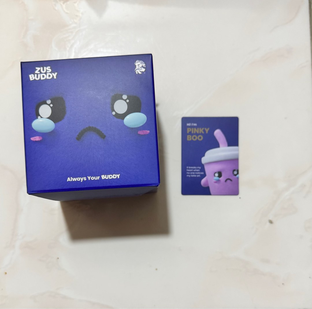 Zus Buddy Sad Pinky Boo, Hobbies & Toys, Toys & Games on Carousell