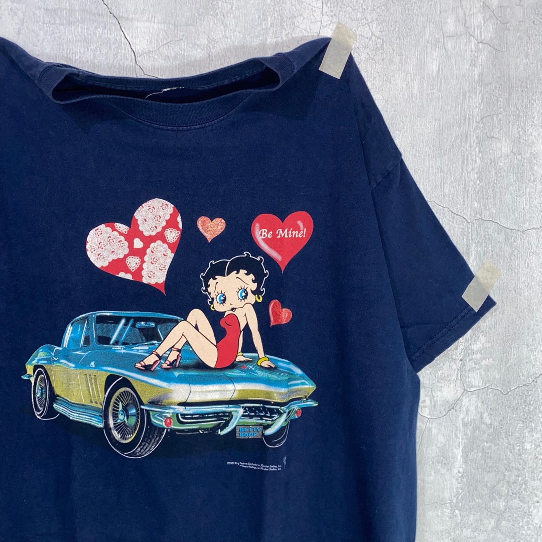 2003 Betty Boop x Corvette Sting Ray, Men's Fashion, Tops & Sets ...