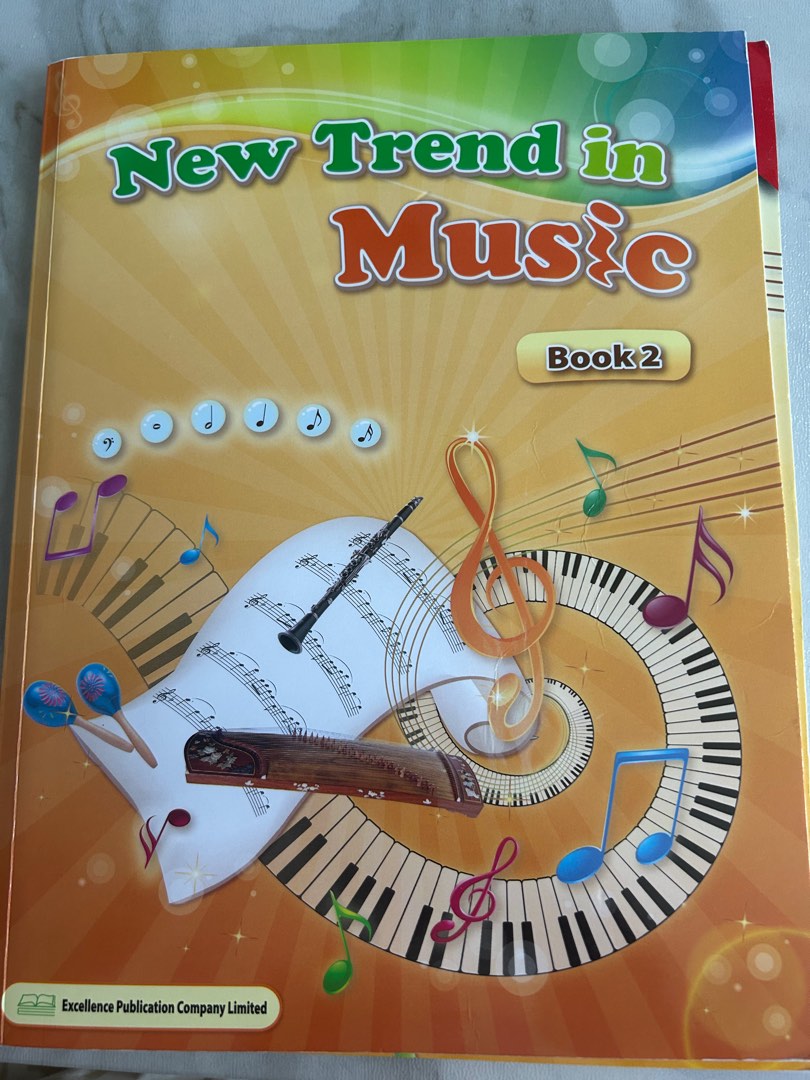 8成新 New Trend in Music Book2+workbook, 興趣及遊戲, 書本 & 文具, 教科書 - Carousell