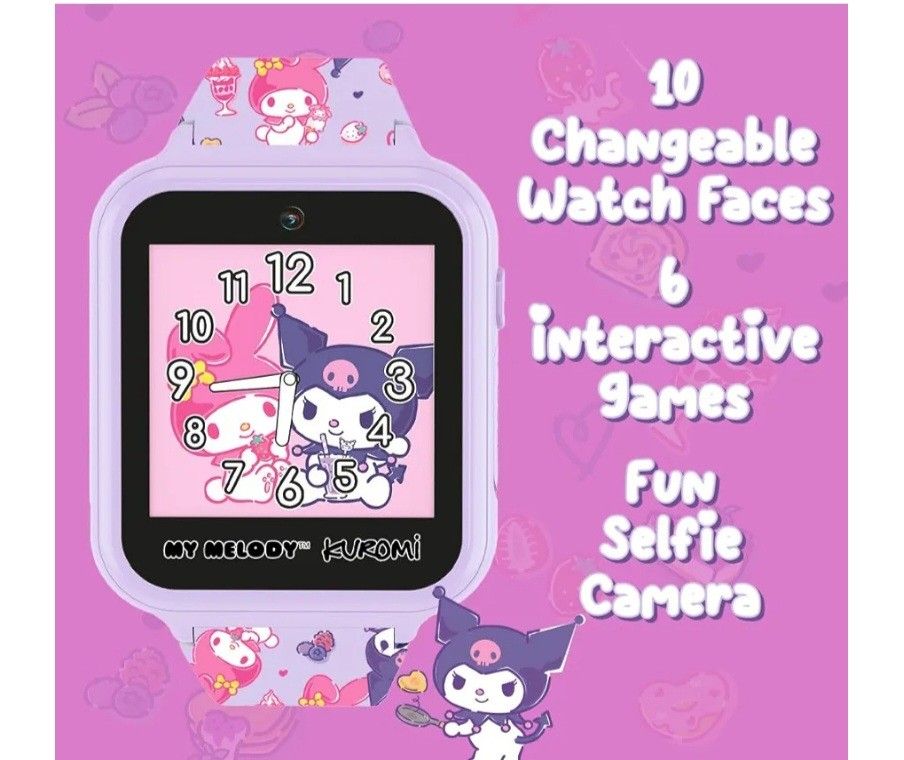 Accutime Sanrio My Melody & Kuromi Kids/pokemon/lilo and stitch ...