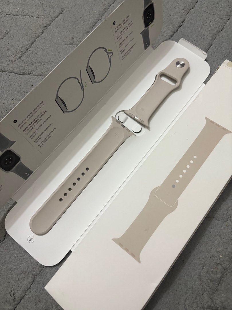 Apple Watch Starlight Sport Band 4MM, Mobile Phones & Gadgets ...