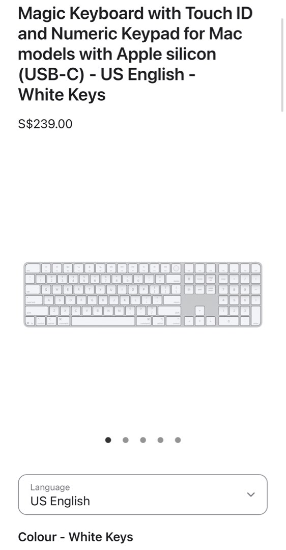 BN Magic Keyboard with Touch ID and Numeric Keypad, Computers & Tech ...