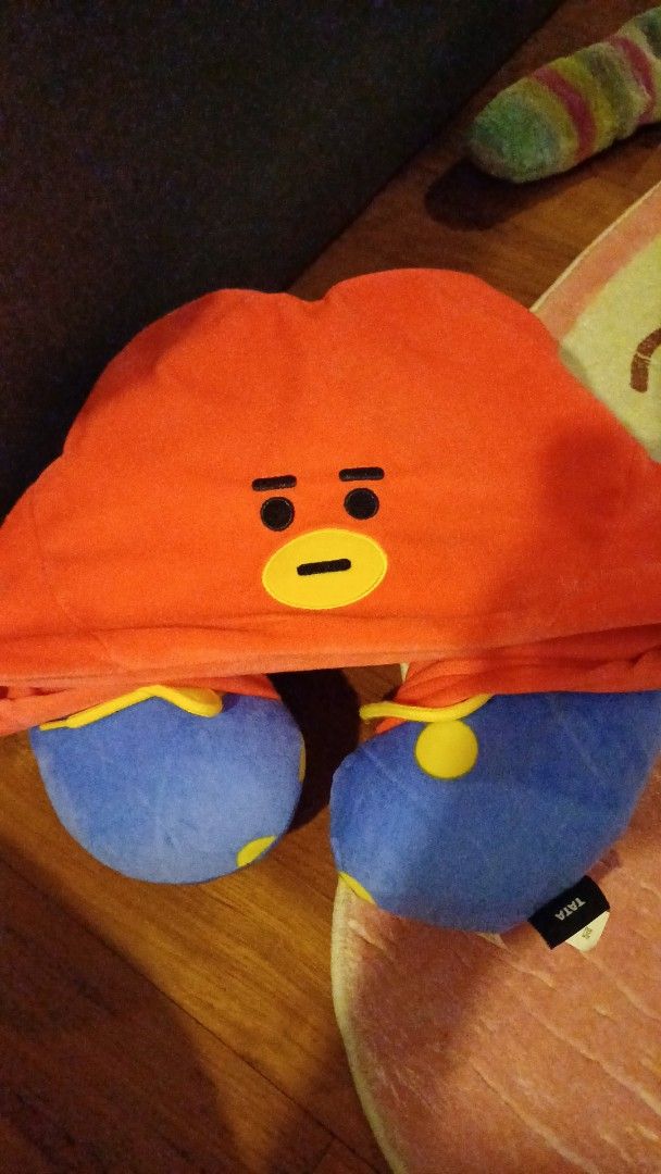BT21 Official Tata Headpillow, Hobbies & Toys, Toys & Games on Carousell