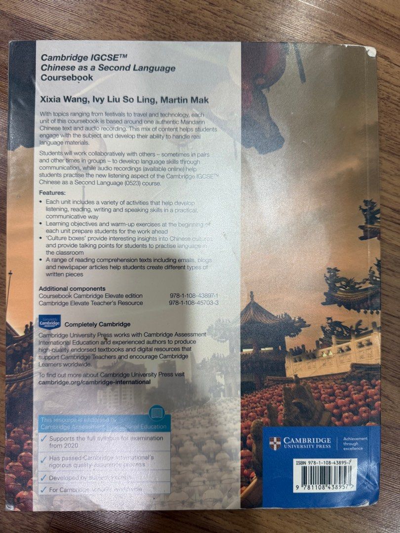 Cambridge IGCSE Chinese as a Second Language Coursebook, Hobbies & Toys ...