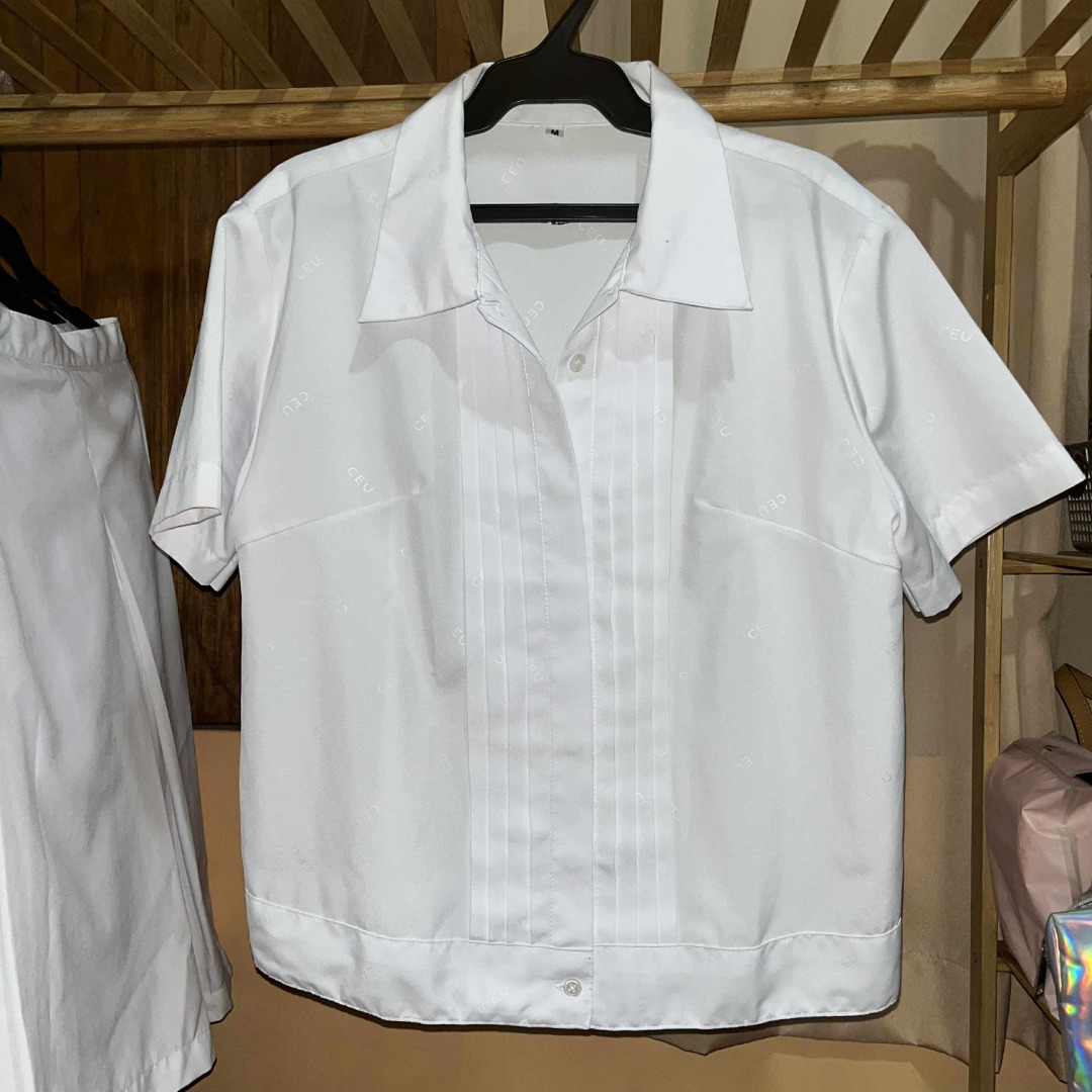 CEU Science Daily Uniform Set Medium + 1 Free Blouse, Women's Fashion ...