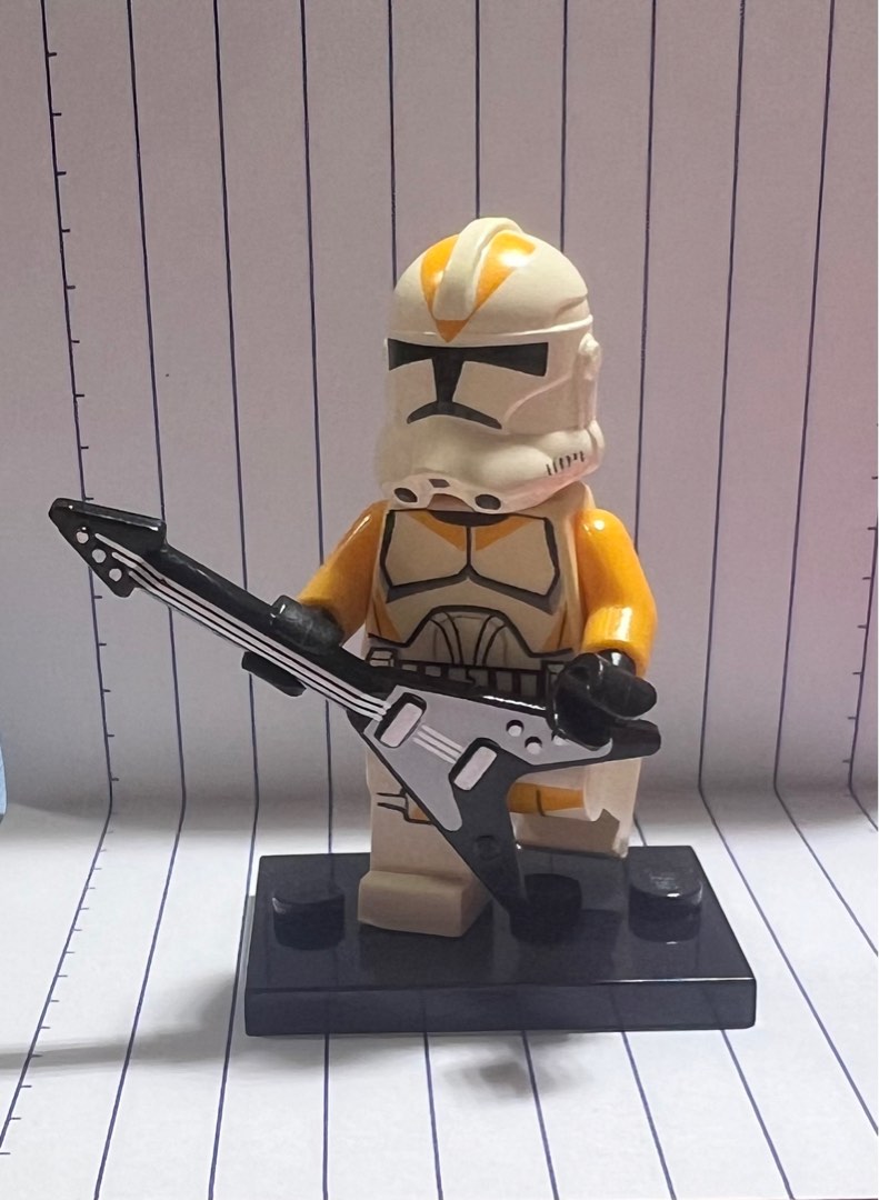 Clone trooper, 212th Battalion (Phase 2) shredding on sick guitar LEGO ...