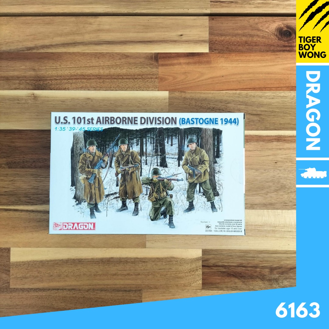 Dragon 6163 1/35 U.S. 101st Airborne Division (Bastogne 1944), Hobbies ...