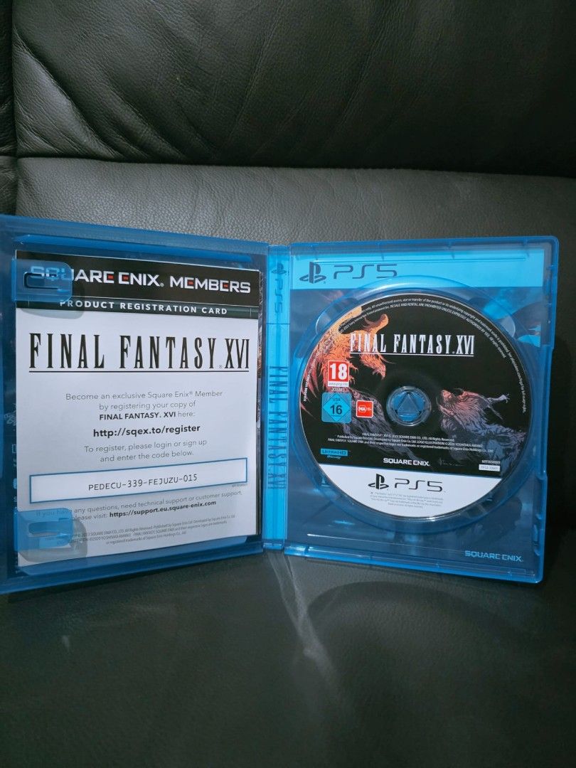 Final Fantasy XVI - PS5 Game FFXVI, Video Gaming, Video Games ...