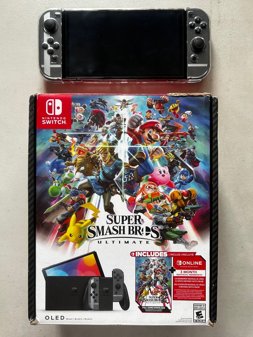 FOR SWAP Nintendo Switch OLED Super Smash Bros. Ultimate Edition, Video ...