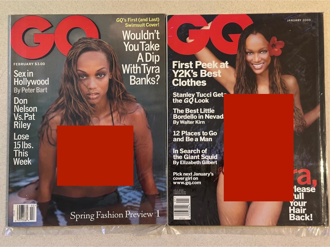 GQ Magazine bundle Tyra Banks, Hobbies & Toys, Books & Magazines ...