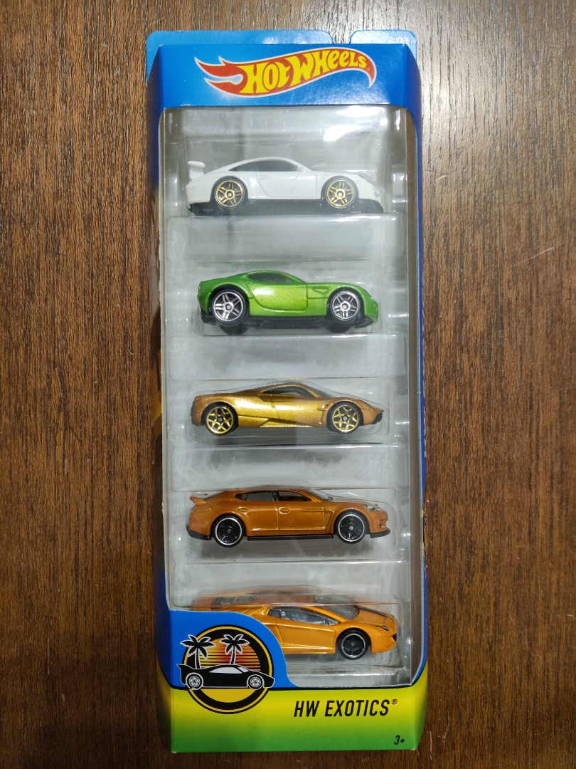 Hot Wheels HW Exotics 5-Pack, Hobbies & Toys, Toys & Games on Carousell