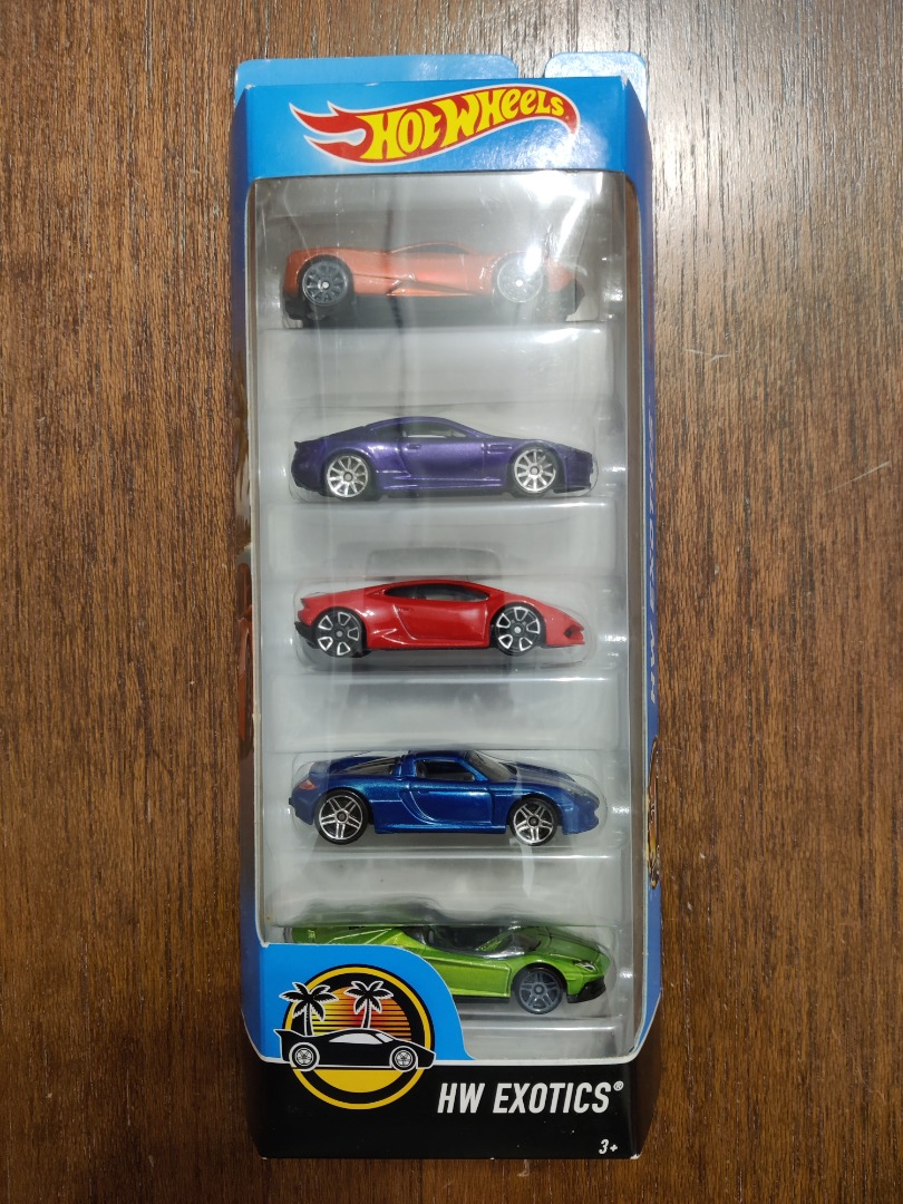 Hot Wheels HW Exotics 5-Pack, Hobbies & Toys, Toys & Games on Carousell
