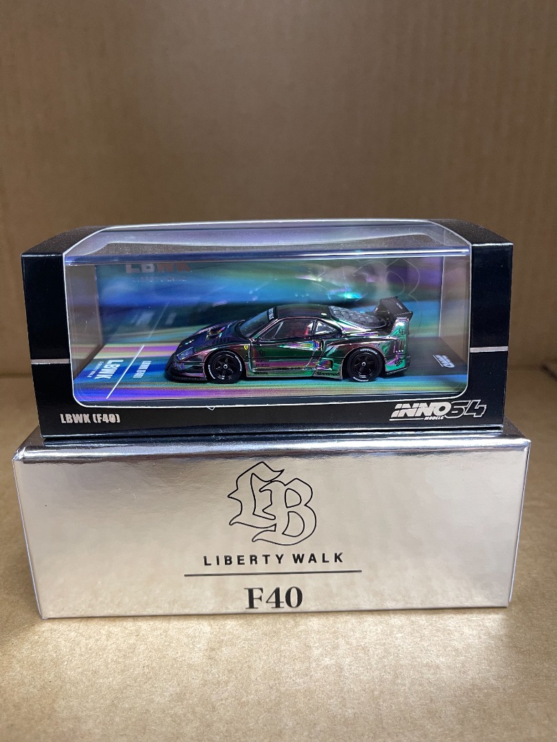 INNO64 LBWK F40 CHASE CAR, Hobbies & Toys, Toys & Games on Carousell