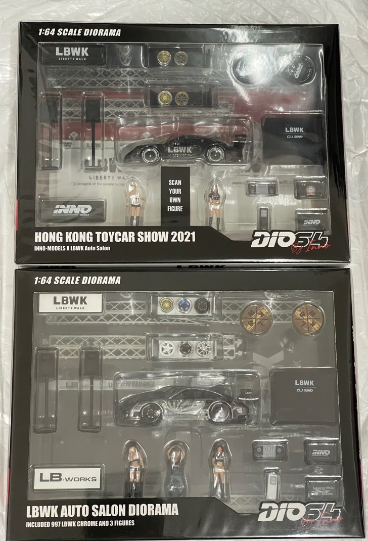 Inno LBWK Diorama with porsche, Hobbies & Toys, Toys & Games on Carousell