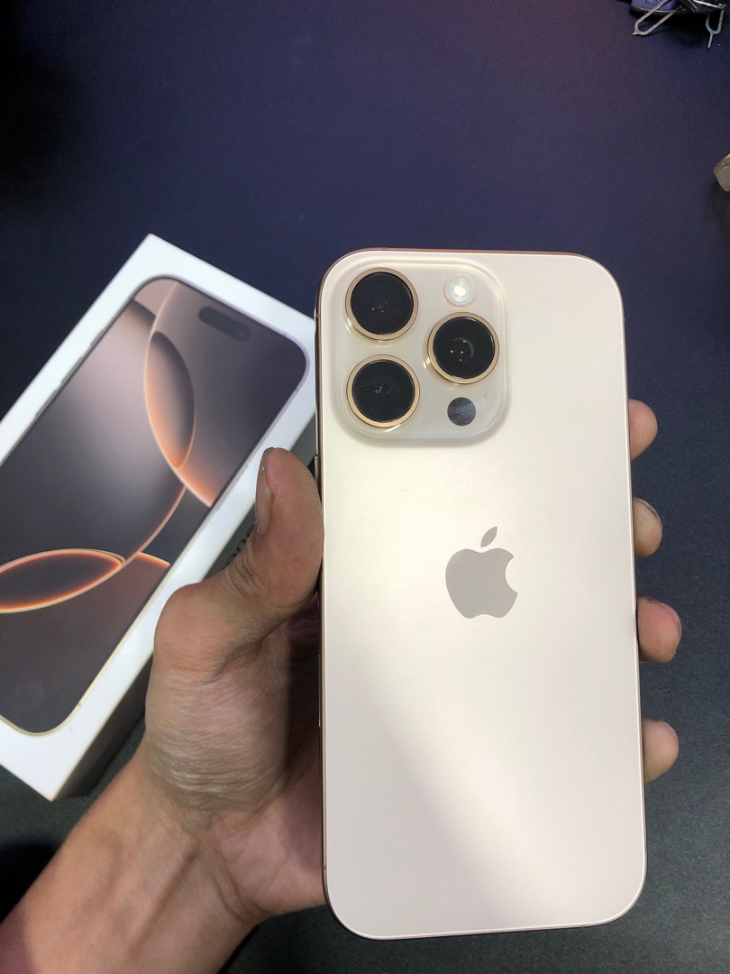 iphone 16 pro 256gb resmi ibox dessert titanium, Telepon Seluler ...