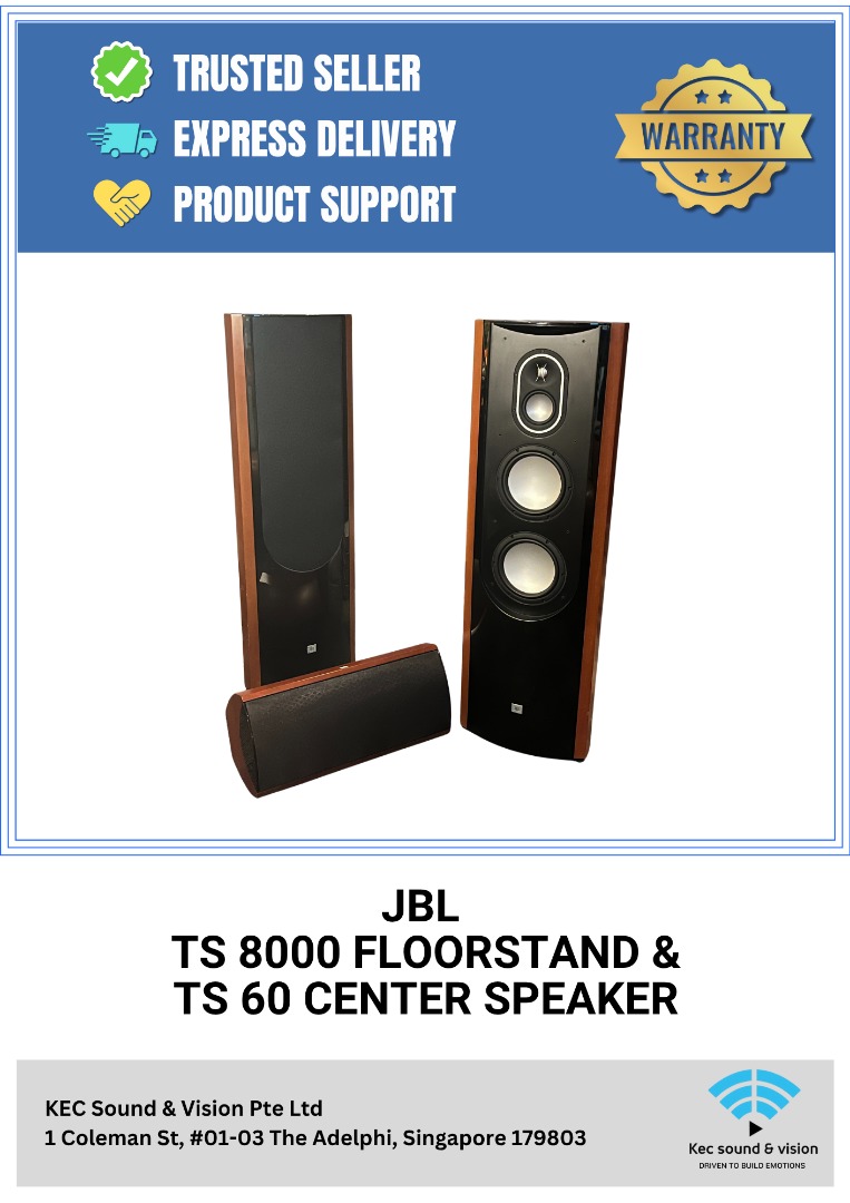 JBL TS 8000 FLOORSTAND & TS 60 CENTRE SPEAKER, Audio, Soundbars, Speakers & Amplifiers on Carousell