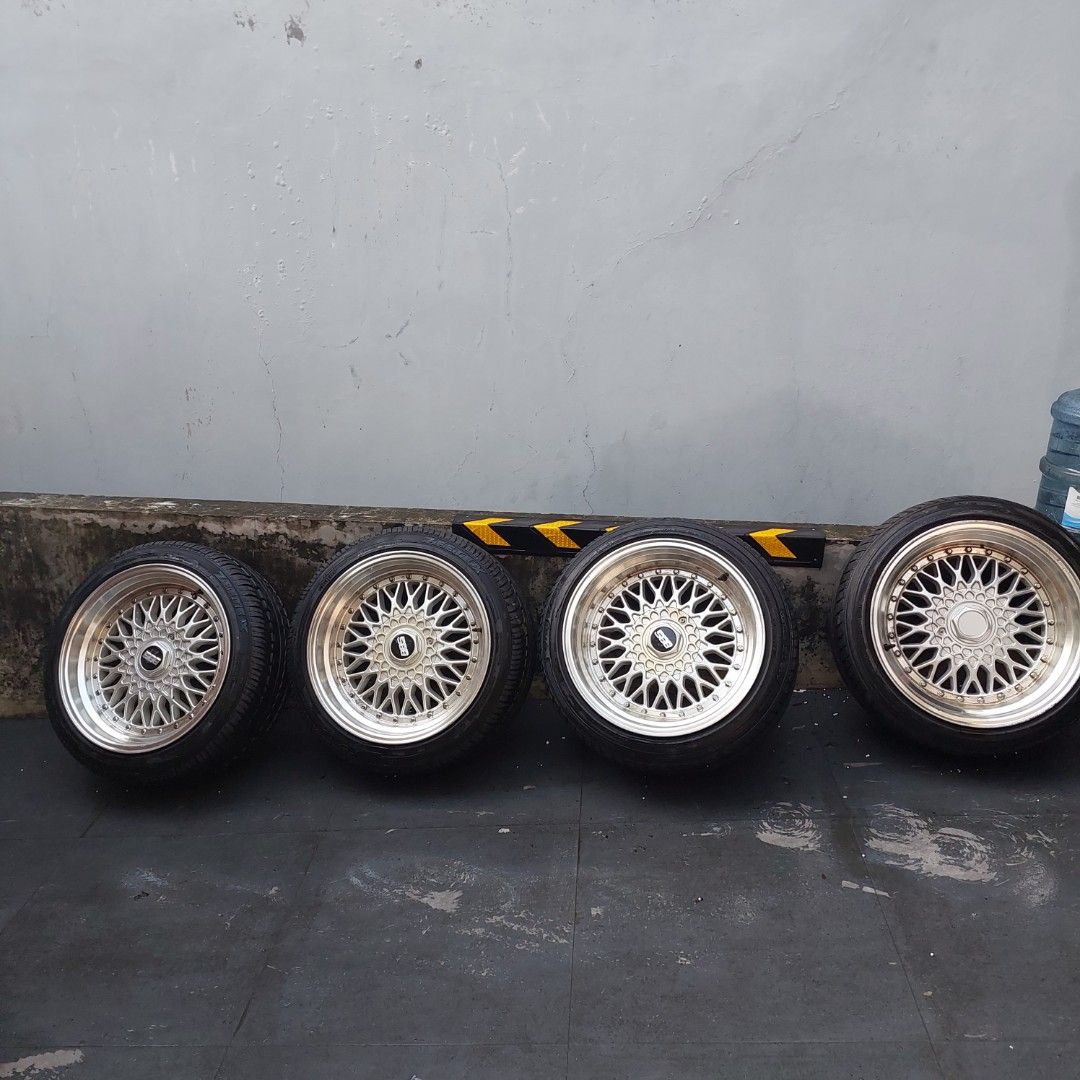 Jual Velg BBS style 10 x R17 Custom Wheels Bagged Low Ride Rare AMG Alpina Mercedes BMW E30 W123 ...