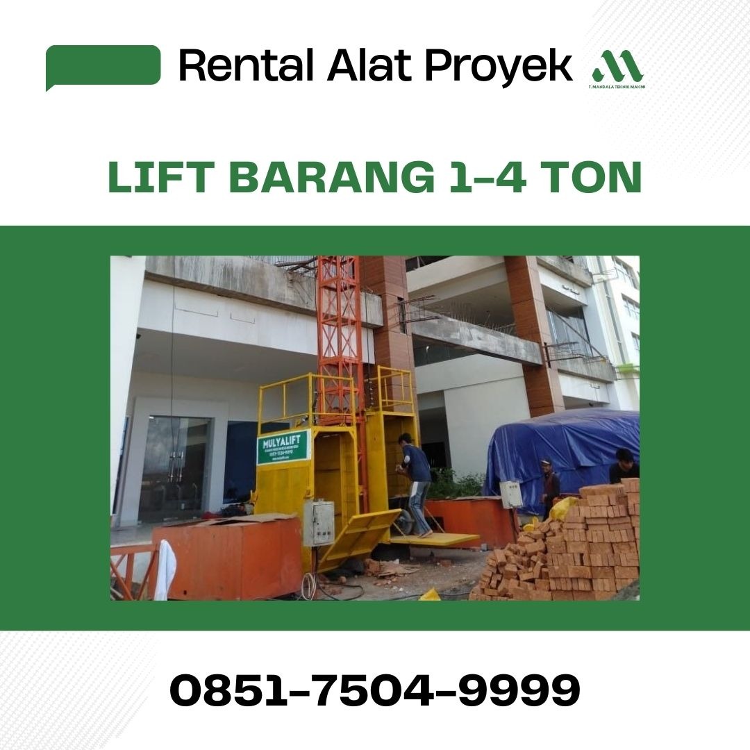 Kami menyediakan layanan sewa Lift Passenger dan Lift Barang untuk area ...