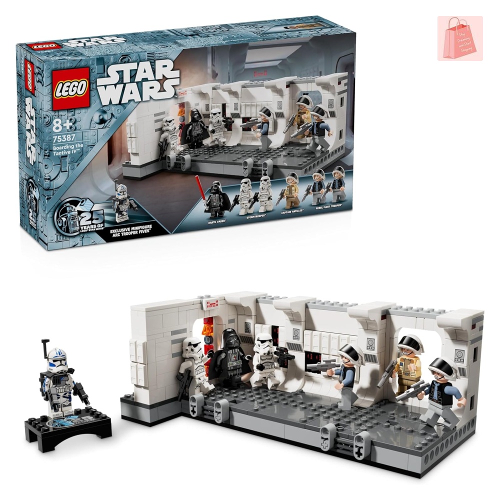 LEGO Star Wars Boarding the Tantive IV 75387 Buildable Fantasy Toy ...
