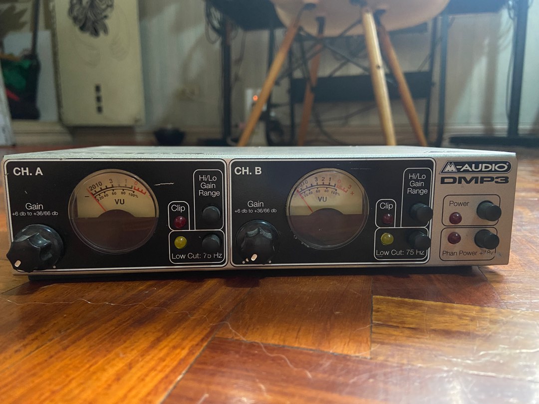 M Audio DMP3 Dual Microphone Pre Amplifier Pre Amp (As Is), Audio ...
