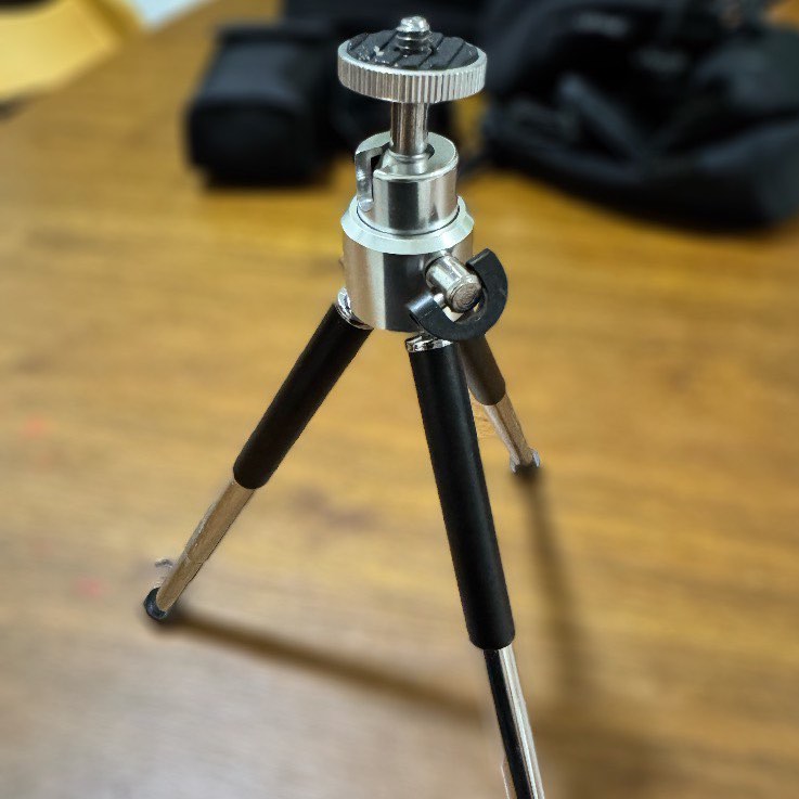 Mini Tripod - Silver and Black, Photography, Photography Accessories ...