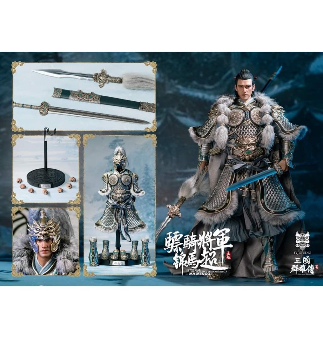 [MISB] FYJ Studio 1/6 Three Kingdoms - Shu Han Five Tiger Generals - Jin Ma Chao FYJ001 FYJ-001 ...