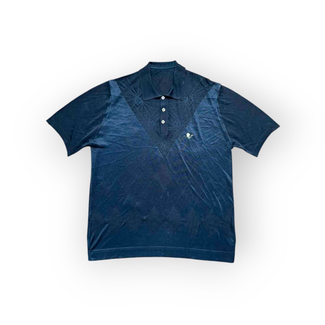 MONTAGUT Deep Sea Blue Polo Shirt, Men's Fashion, Tops & Sets, Tshirts ...