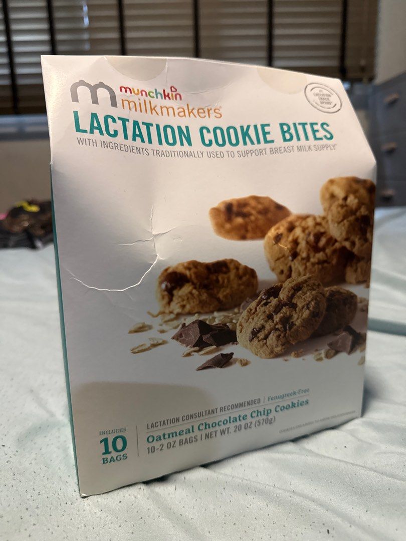 Munchkin Milk Makers Lactation Cookie Bites - Oatmeal Chocolate Chip ...