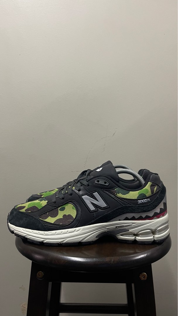 Nb x Bape 2002r, Men's Fashion, Footwear, Sneakers on Carousell
